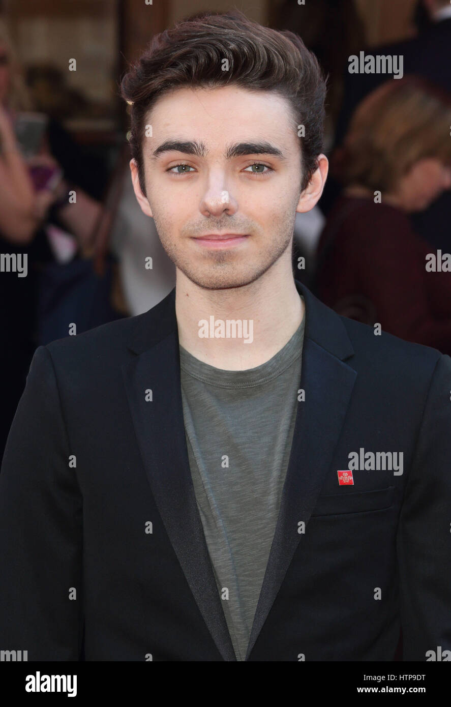 London, UK. 15th Mar, 2017. London, UK. Nathan Sykes at The Prince's ...