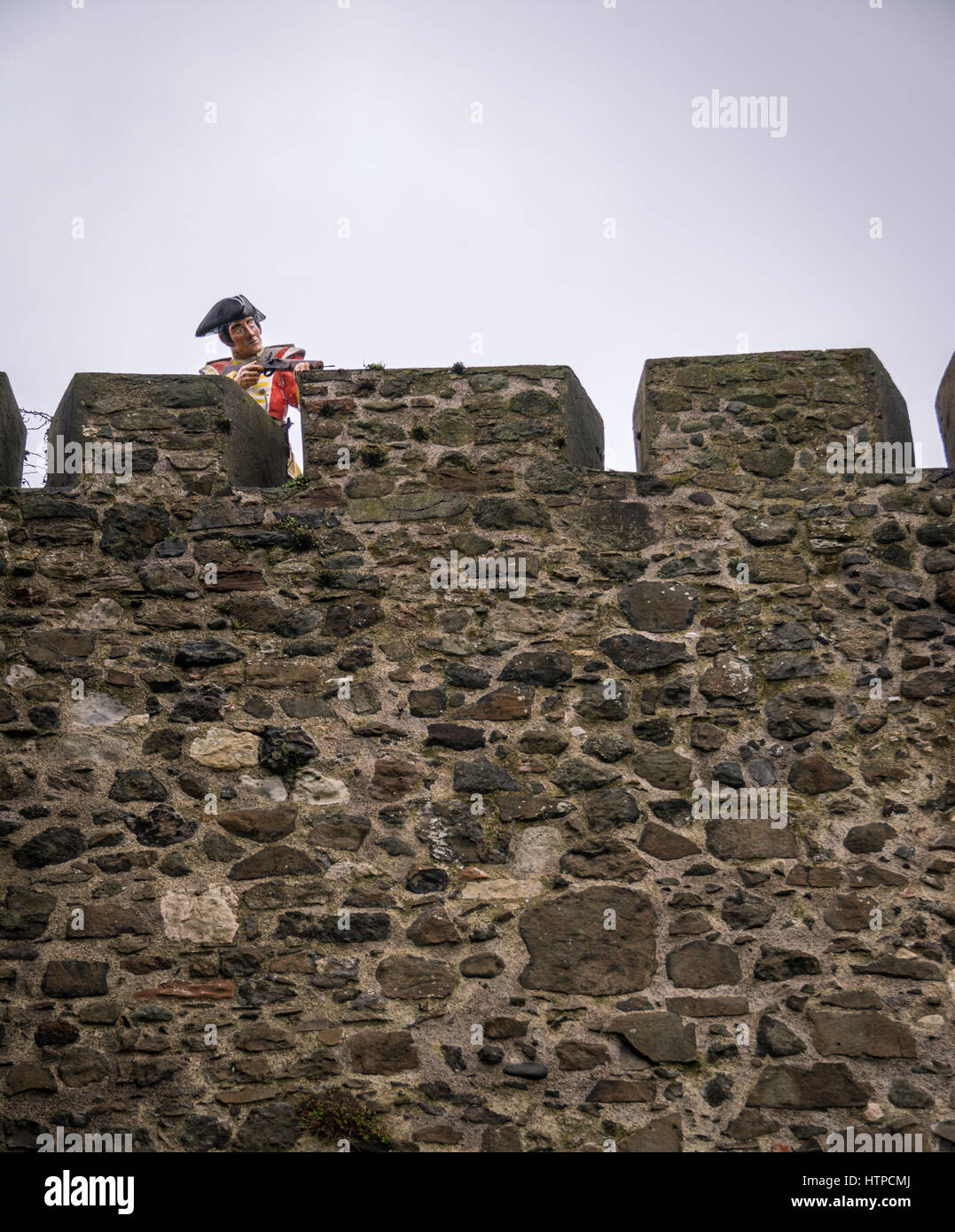 Carrickfergus Castle in Carrickfergus County Antrim N.Ireland Stock ...
