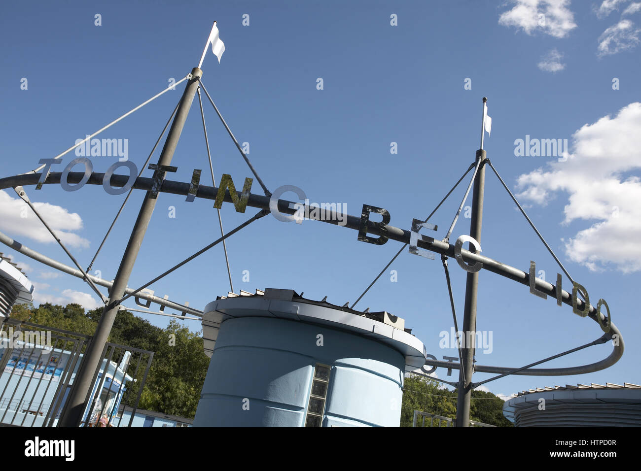 Tooting Bec Lido Stock Photo - Alamy