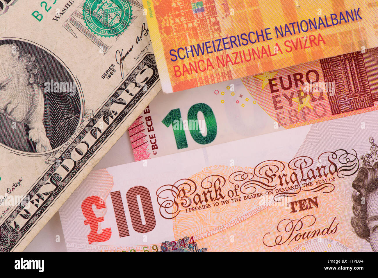 banknotes in different currencies Stock Photo - Alamy