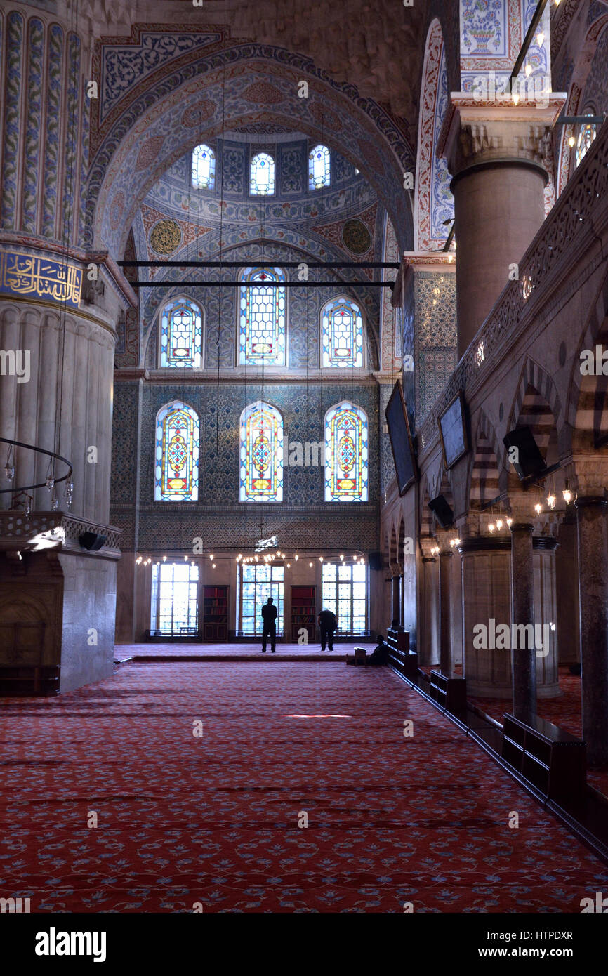 Minarets of blue mosque hi-res stock photography and images - Alamy