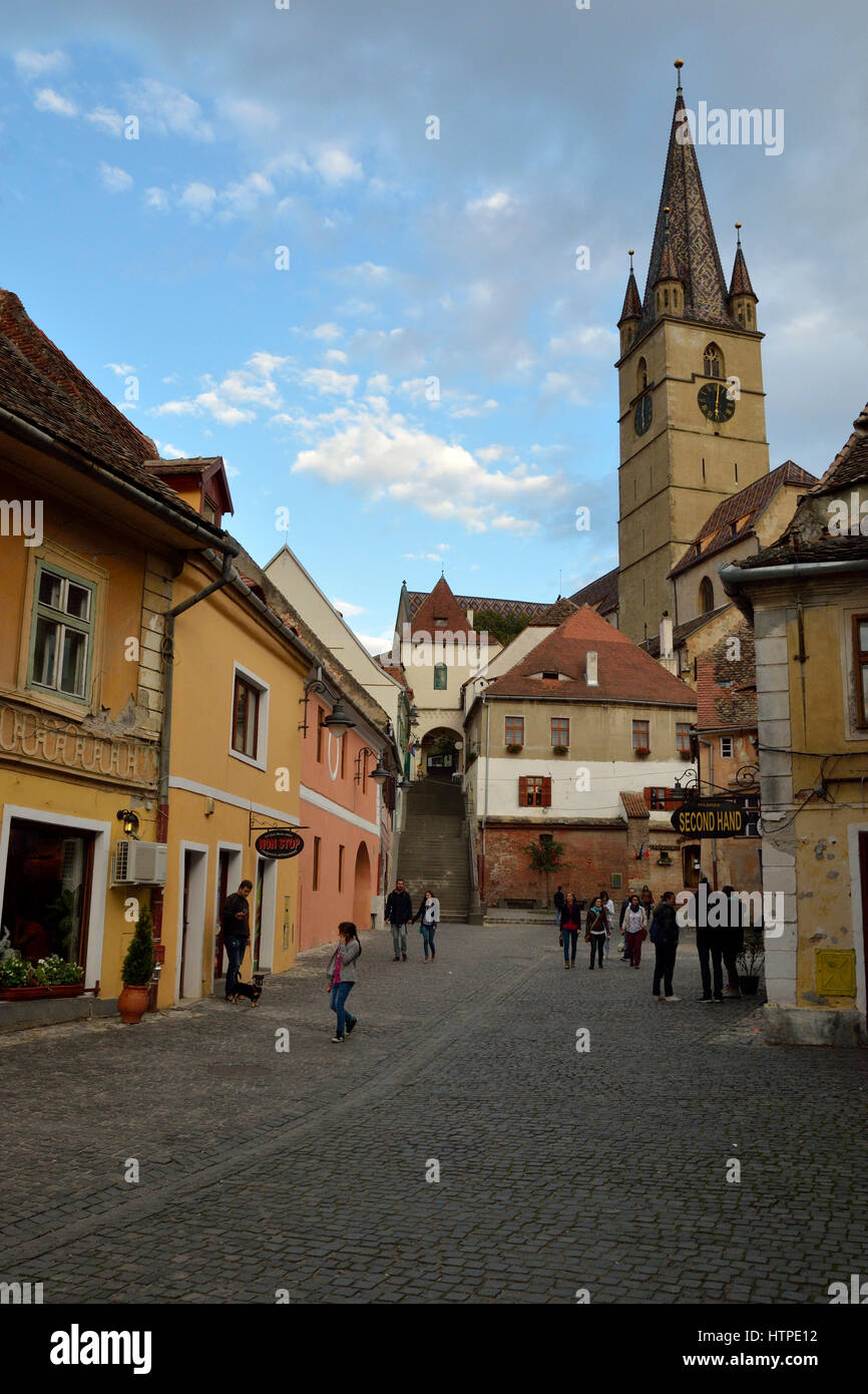 View sibiu cathedral romania hi-res stock photography and images - Alamy