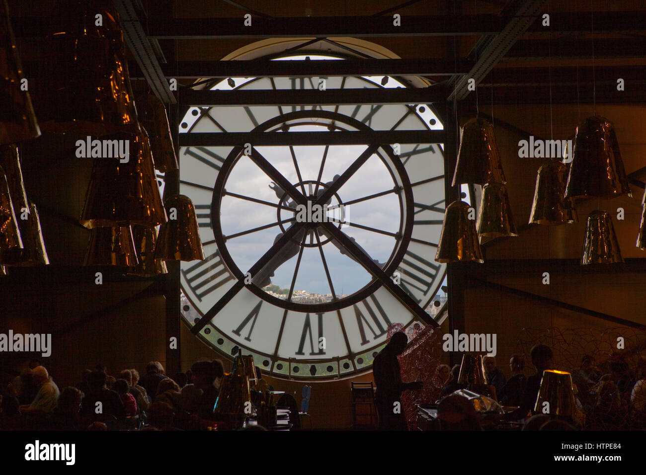 Inside the clock at the Musee d'Orsay, Paris Stock Photo - Alamy