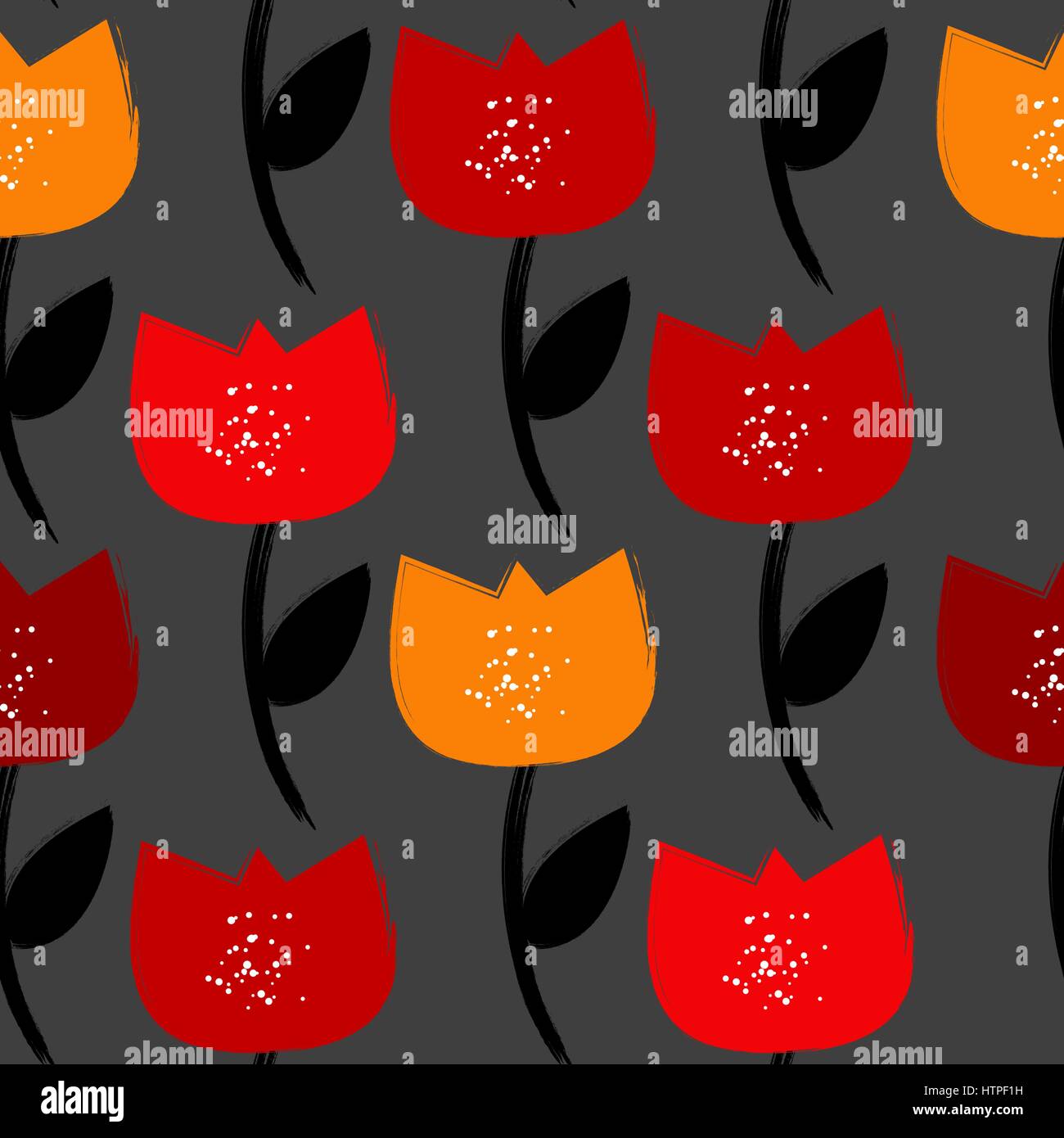 Seamless flower pattern background Stock Vector Images - Alamy