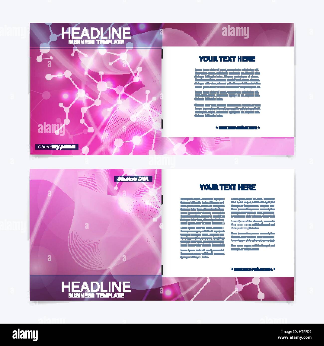 Templates for square brochure. Leaflet cover presentation. Business ...