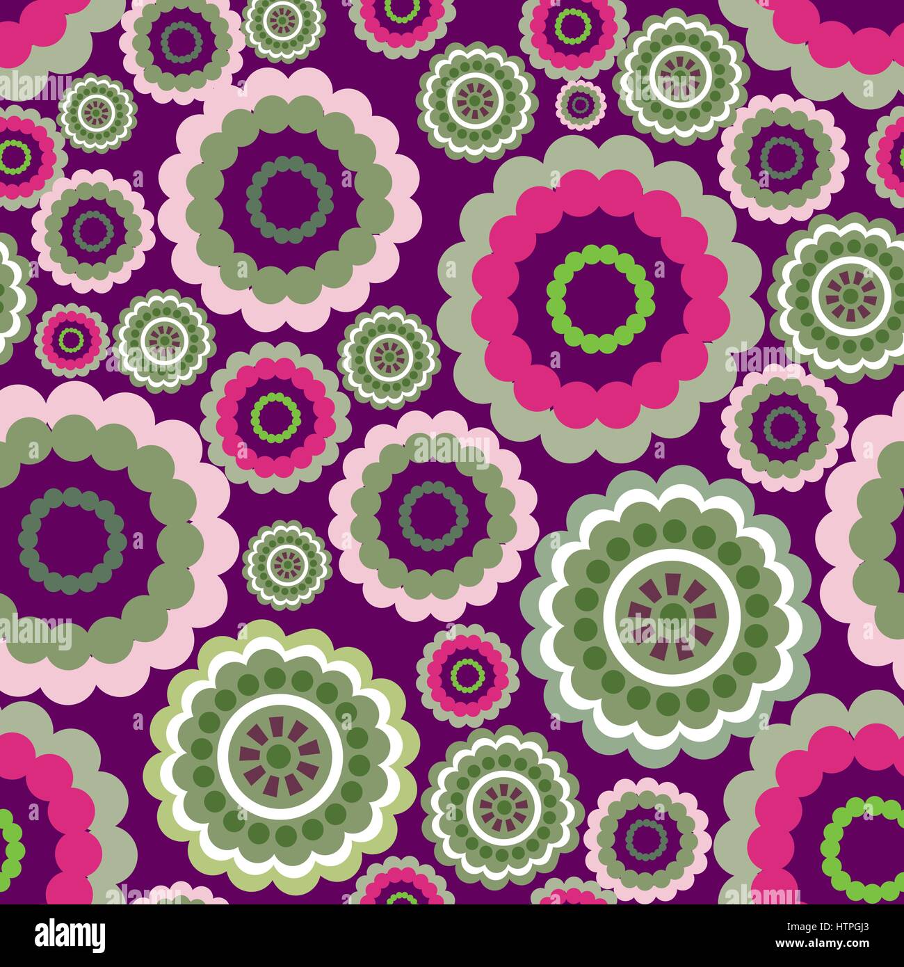 Floral seamless pattern. Flower ornamental background Stock Vector ...