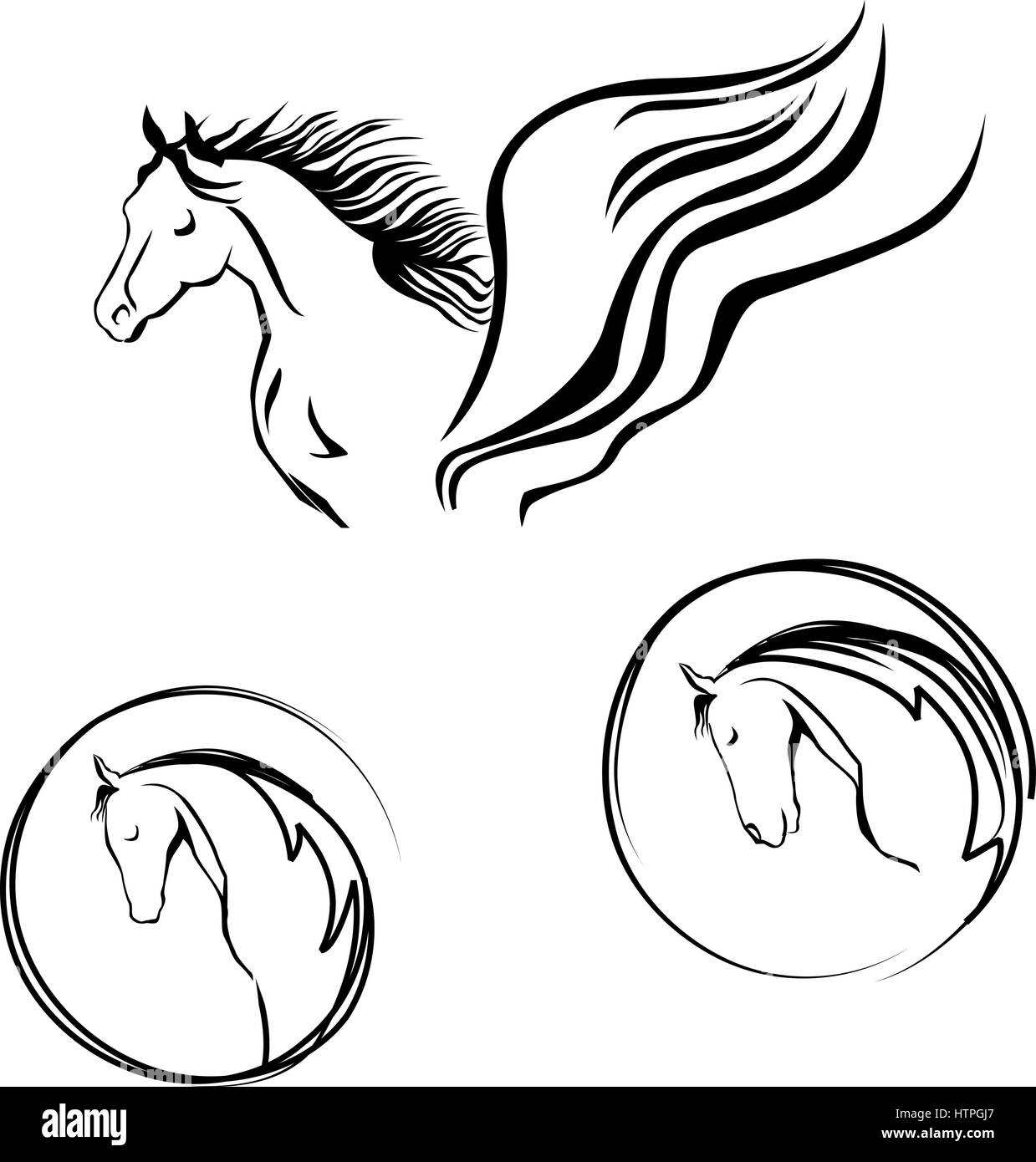 Painting of animal Stock Vector Images - Alamy