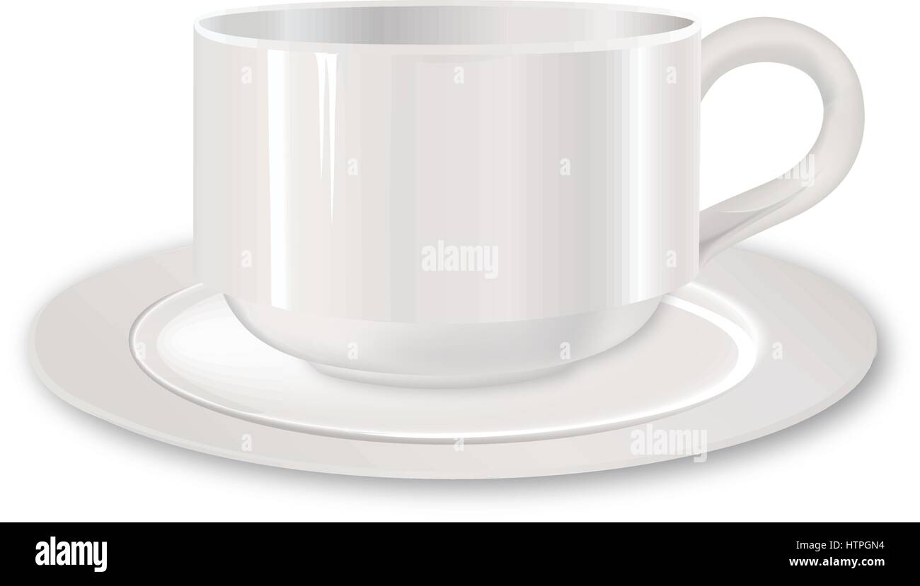 Cup. Coffee break icon. Stylish tea mug collection isolated on white ...