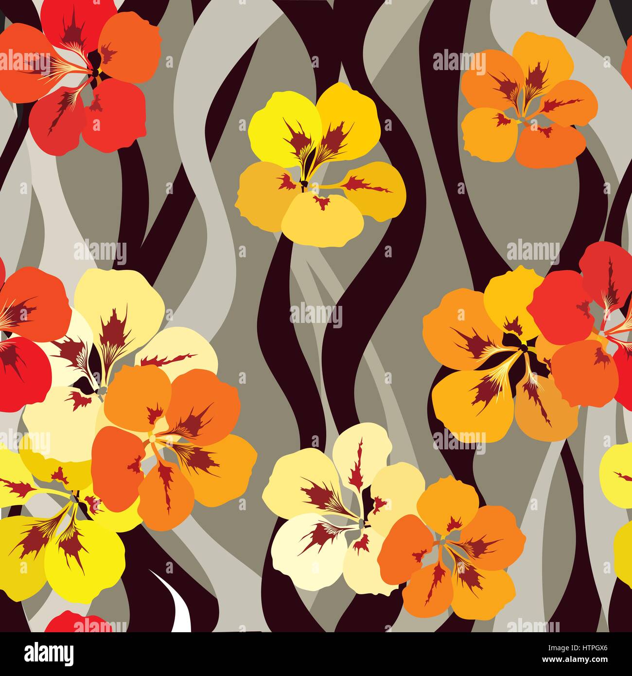 Floral seamless pattern. Flower background. Flourish garden texture ...