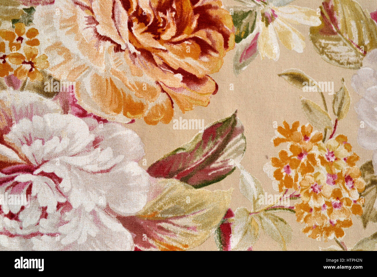 Floral textile background Stock Photo - Alamy