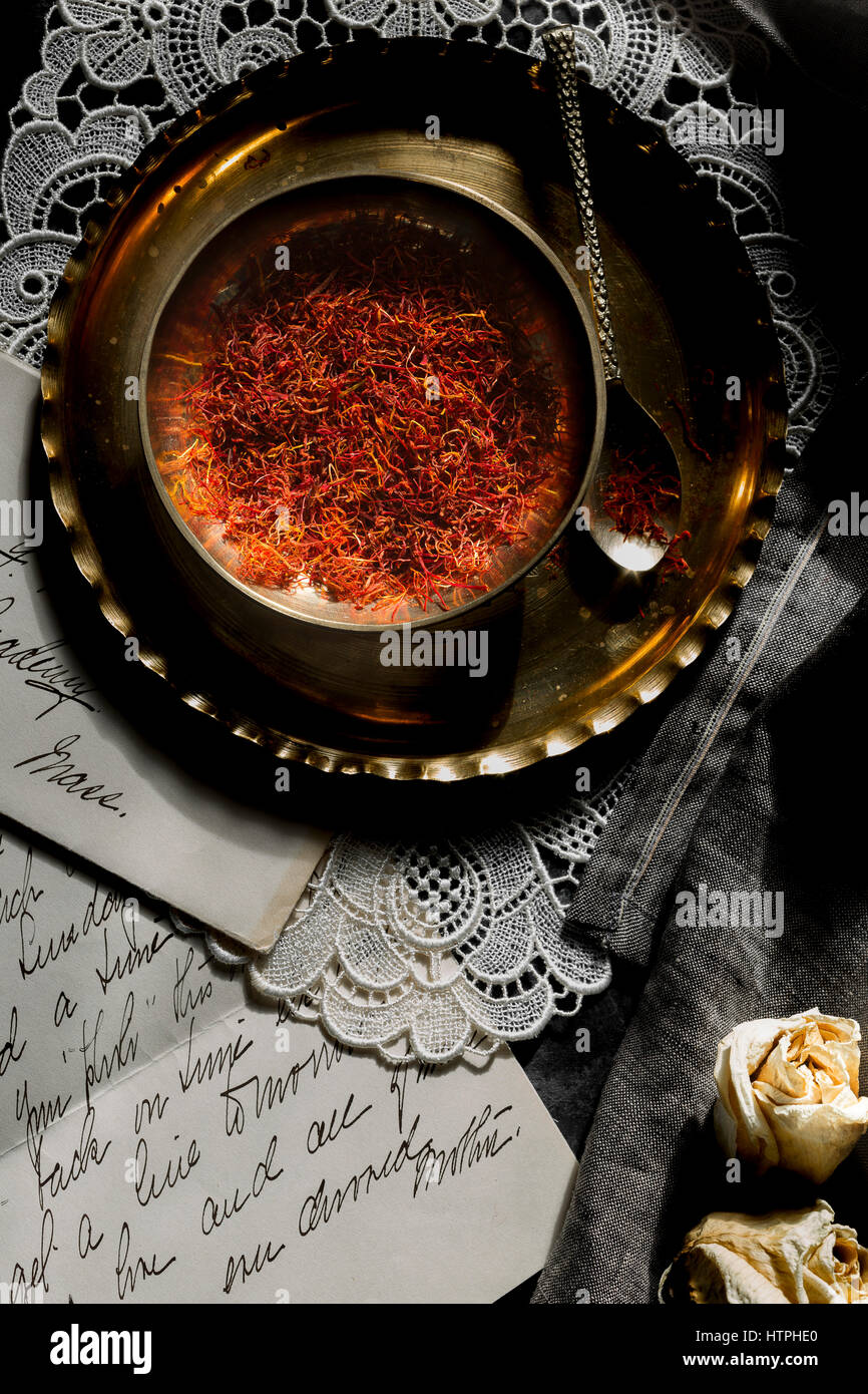 Golden saffron hi-res stock photography and images - Alamy