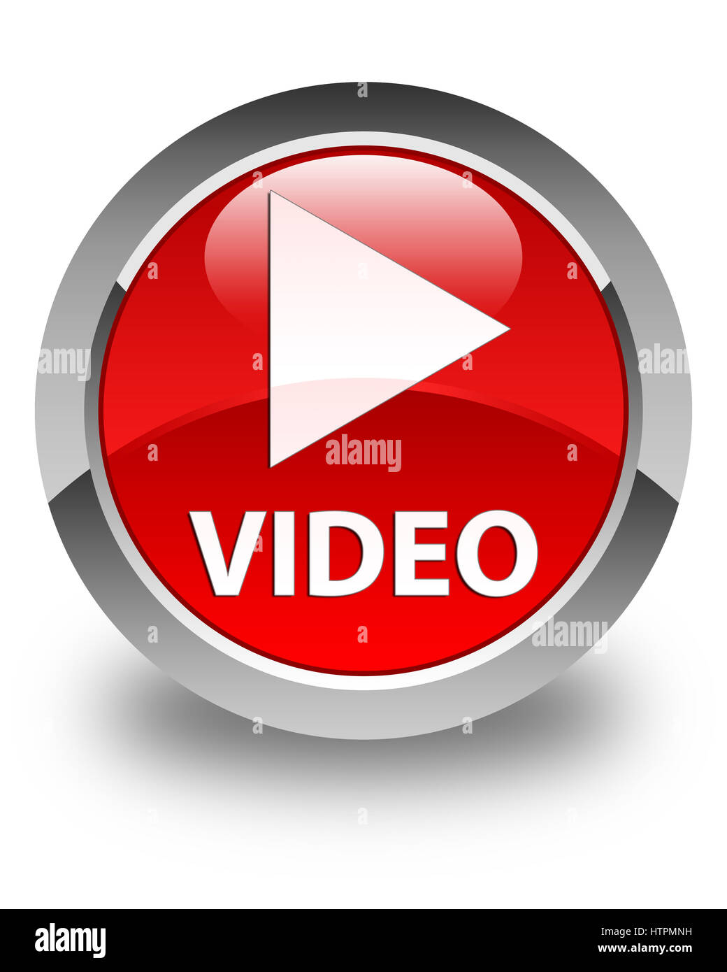 Red Play Video Icon