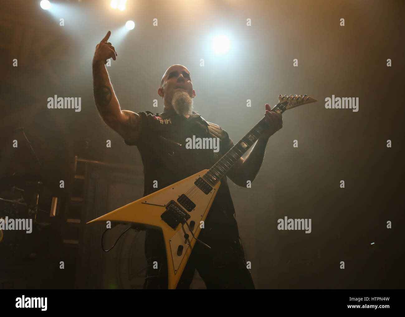 Anthrax performs at the o2 Forum Kentish Town Featuring: Anthrax, Scott ...