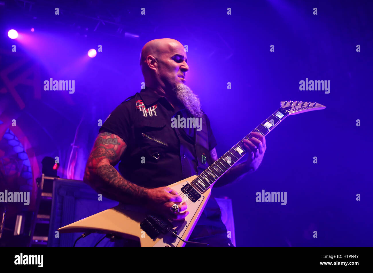 Anthrax performs at the o2 Forum Kentish Town Featuring: Anthrax, Scott ...
