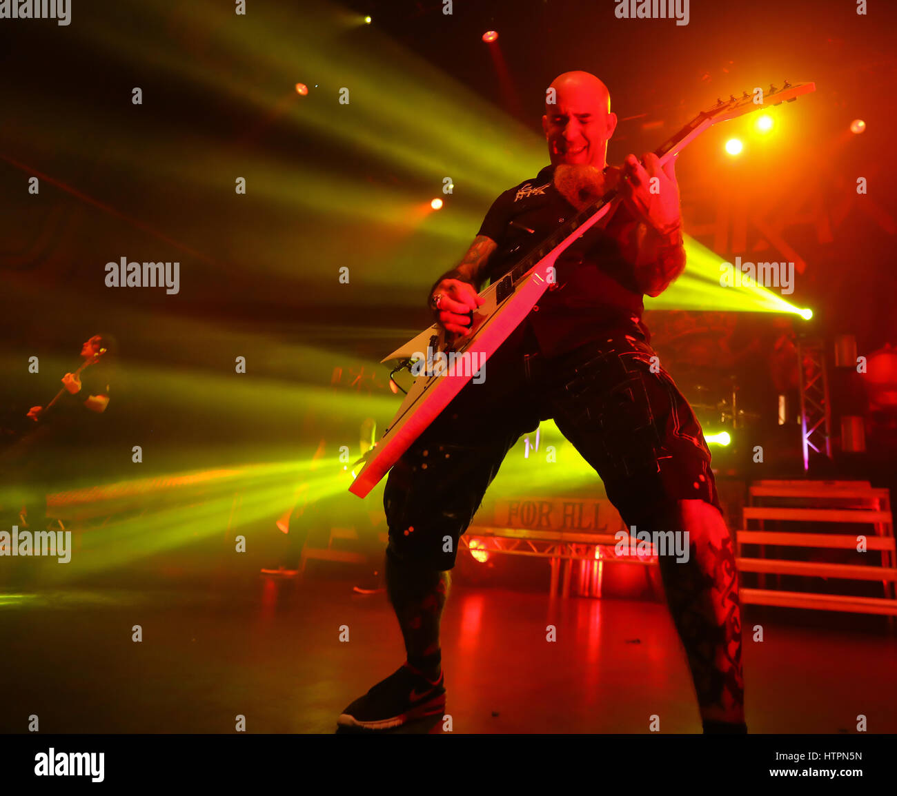 Anthrax performs at the o2 Forum Kentish Town Featuring: Anthrax, Scott ...