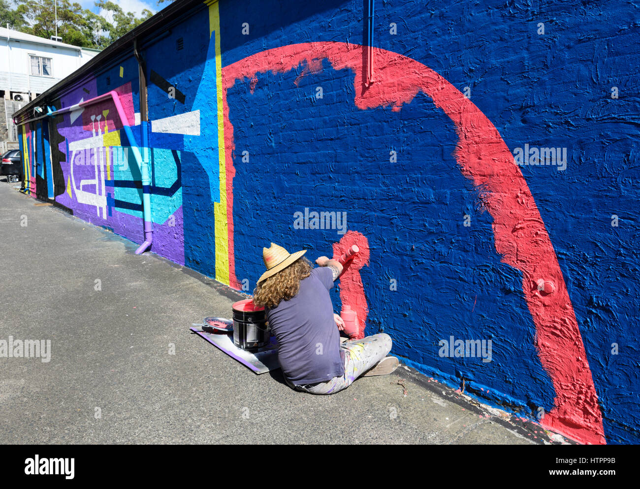 Painting A Mural High Resolution Stock Photography and Images - Alamy