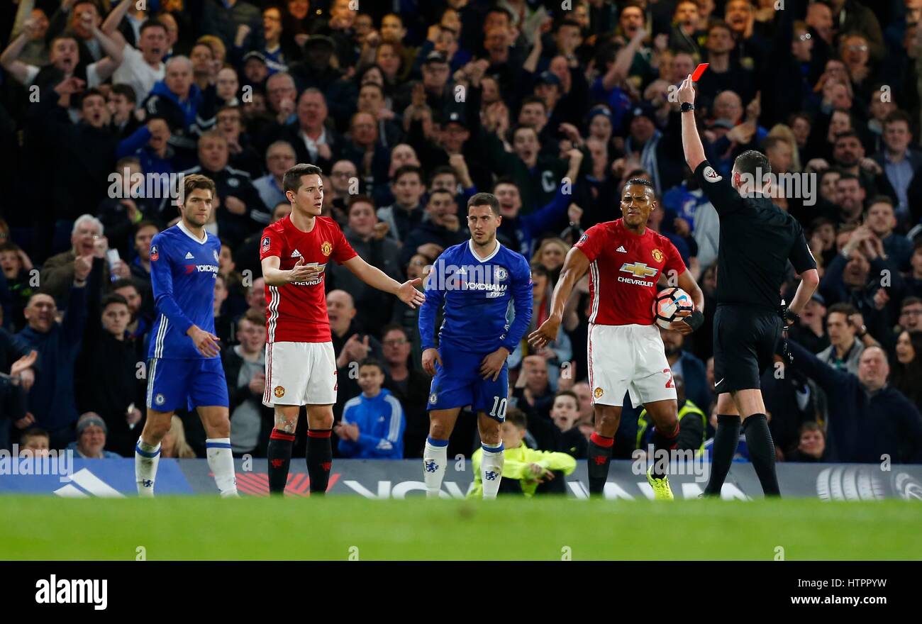 Sent off red card sending football hi-res stock photography and images ...