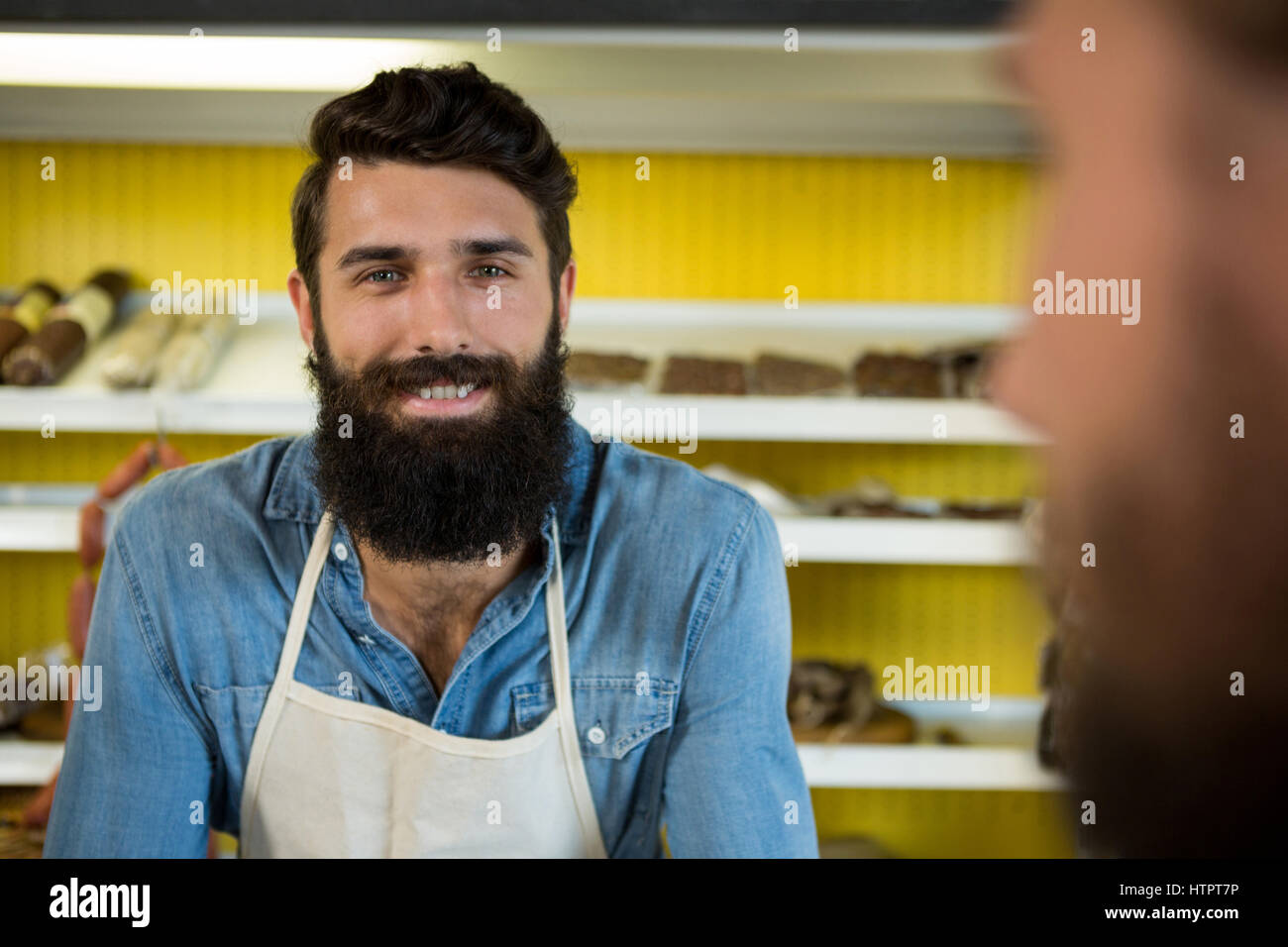 Portrait smiling male staff hi-res stock photography and images - Alamy