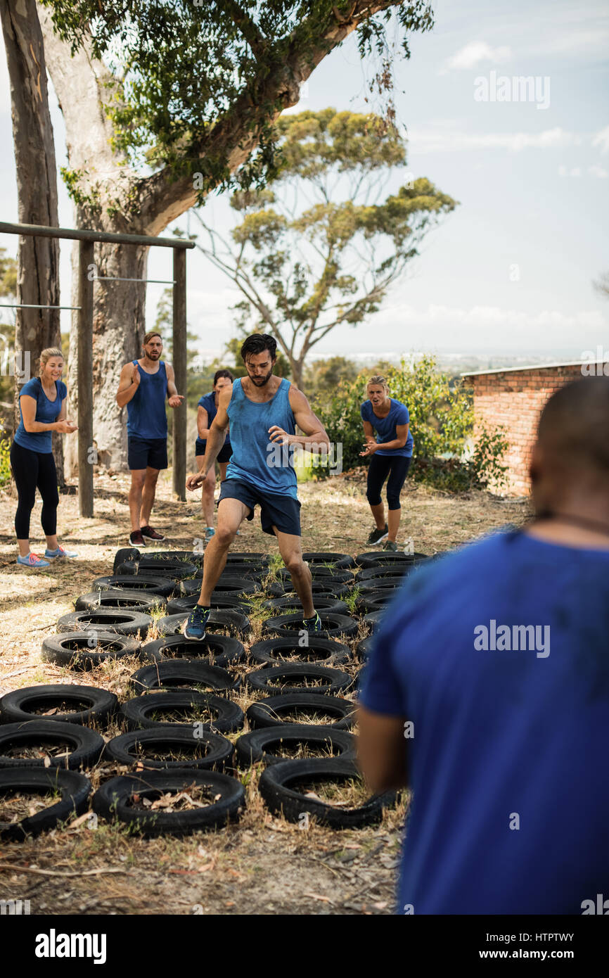 Man jumping an obstacle hi-res stock photography and images - Alamy
