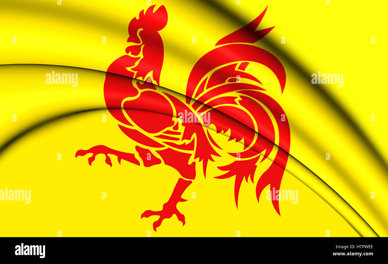 Flag of the wallonie hi-res stock photography and images - Alamy