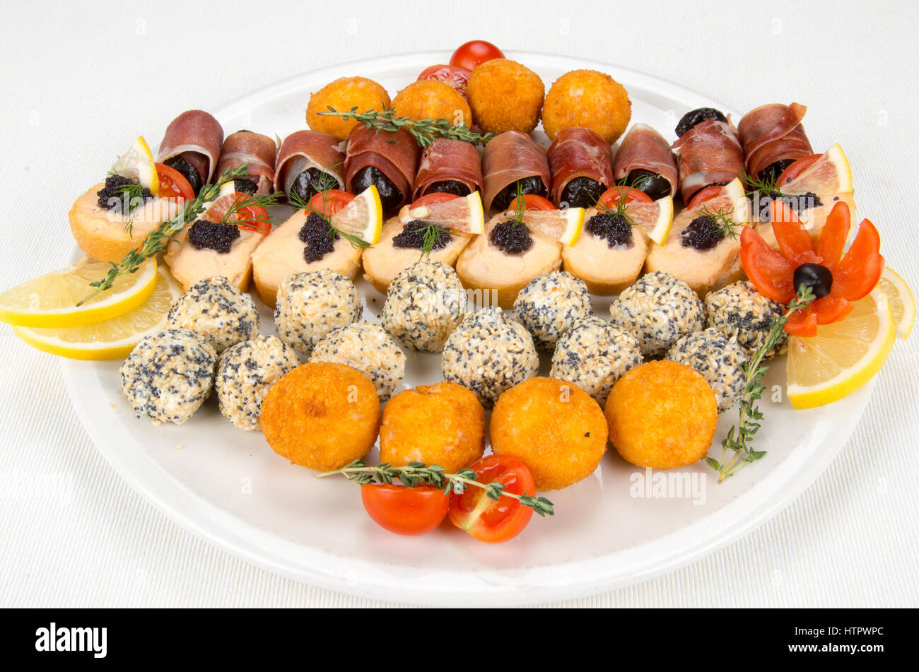 Meat canapes hi-res stock photography and images - Alamy