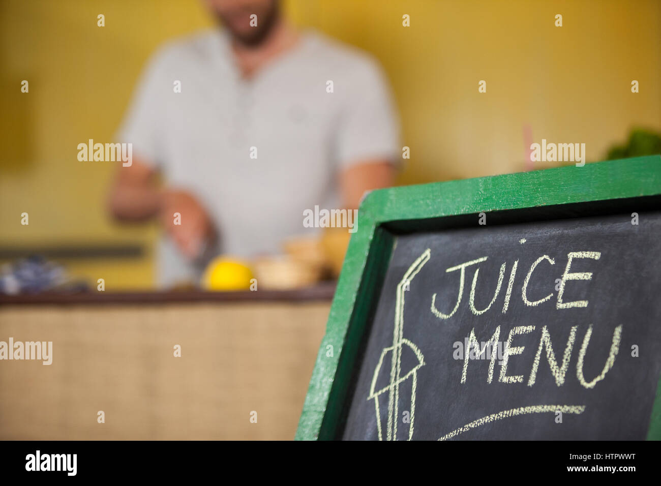 Close-up of menu board in supermarket Stock Photo - Alamy