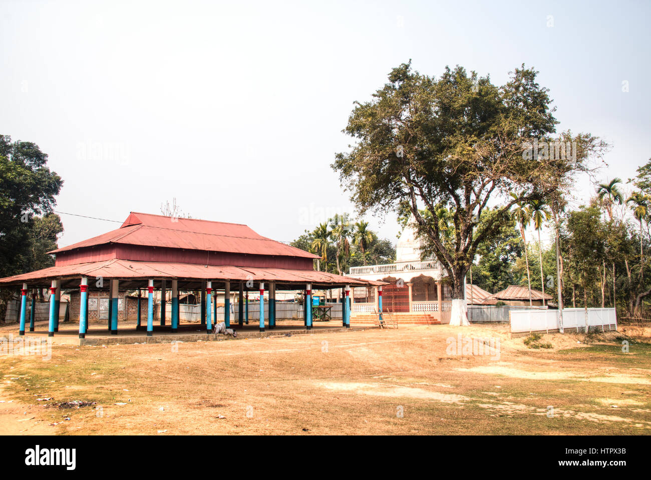 Typical village near the town of Srimangal in the Sylhet division in ...