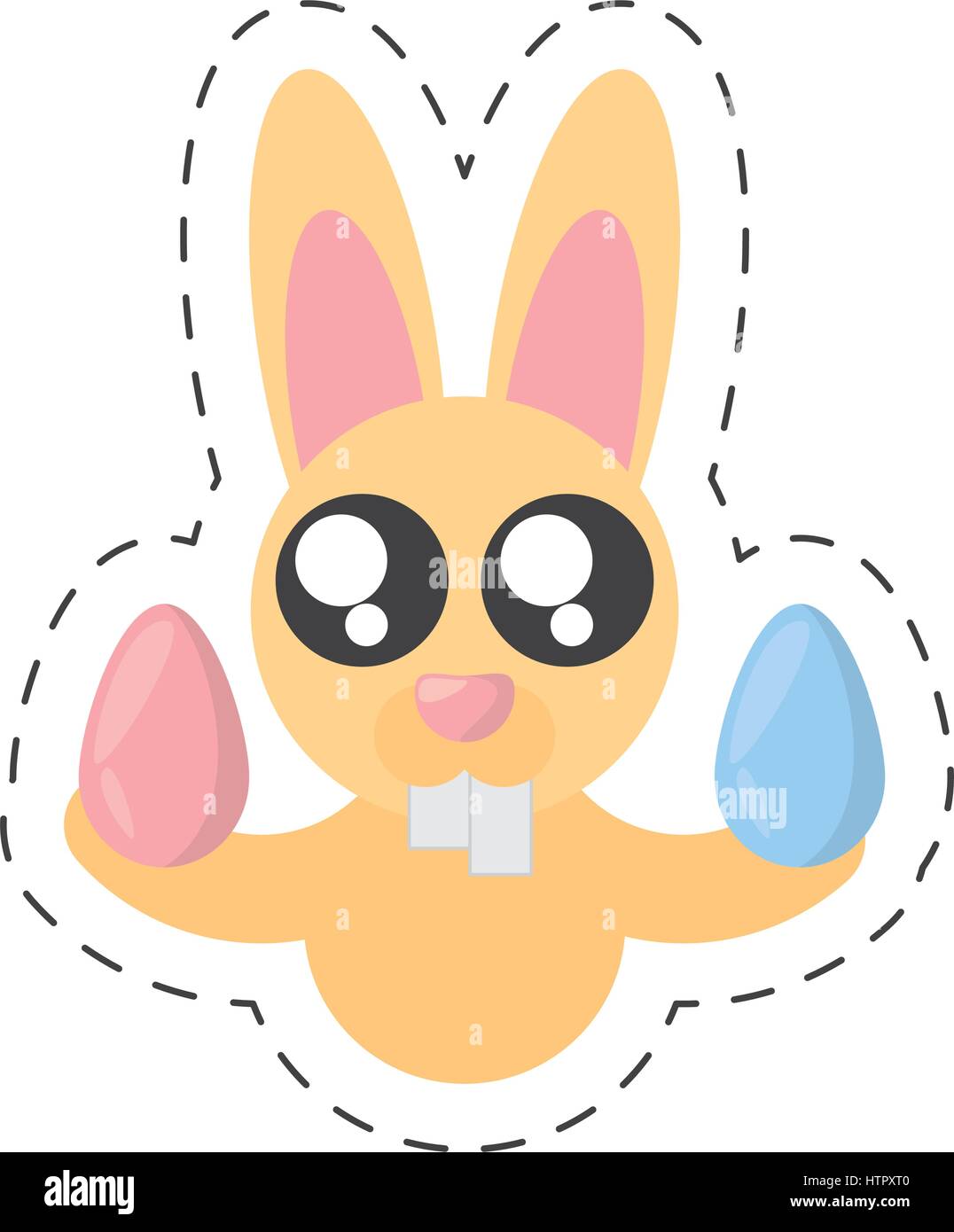 Easter Bunny Sweets Stock Vector Images - Alamy