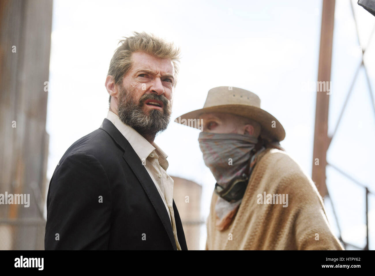 LOGAN, from left: Hugh Jackman, Stephen Merchant, 2017. ph: Ben ...