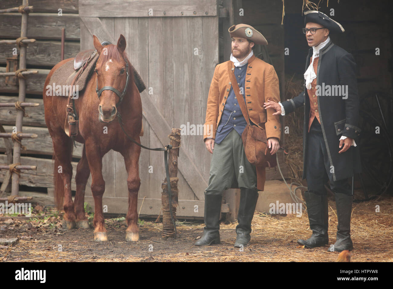 MAKING HISTORY, (from left): Adam Pally, Yassir Lester, 'Pilot ...