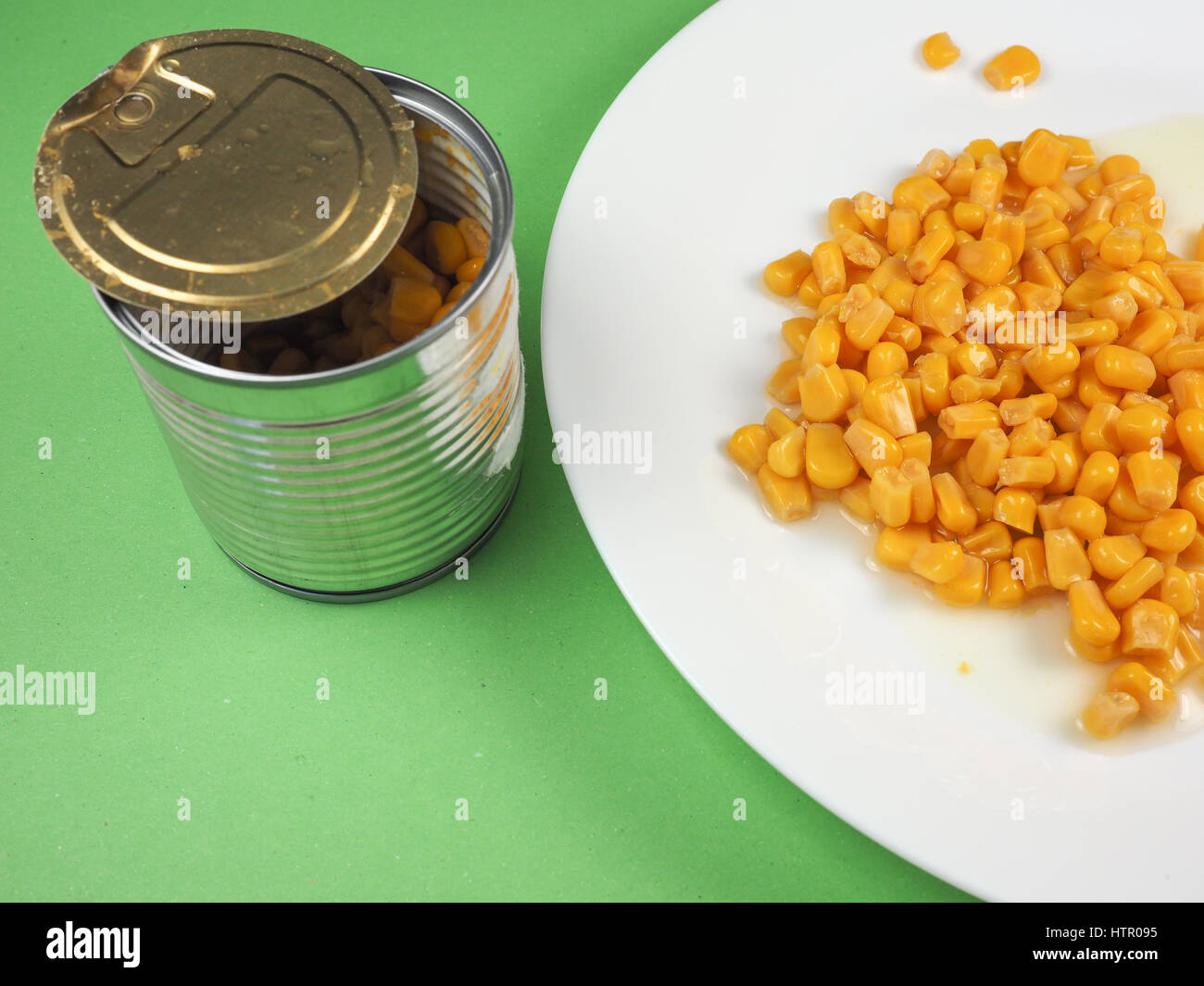maize corn food in a white dish Stock Photo - Alamy