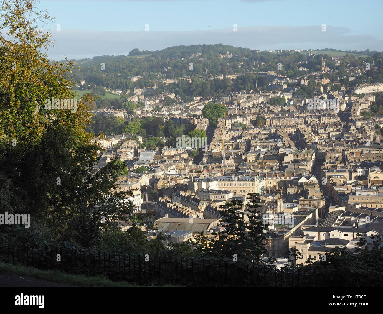 Aerial view of the city of Bath, UK Stock Photo - Alamy
