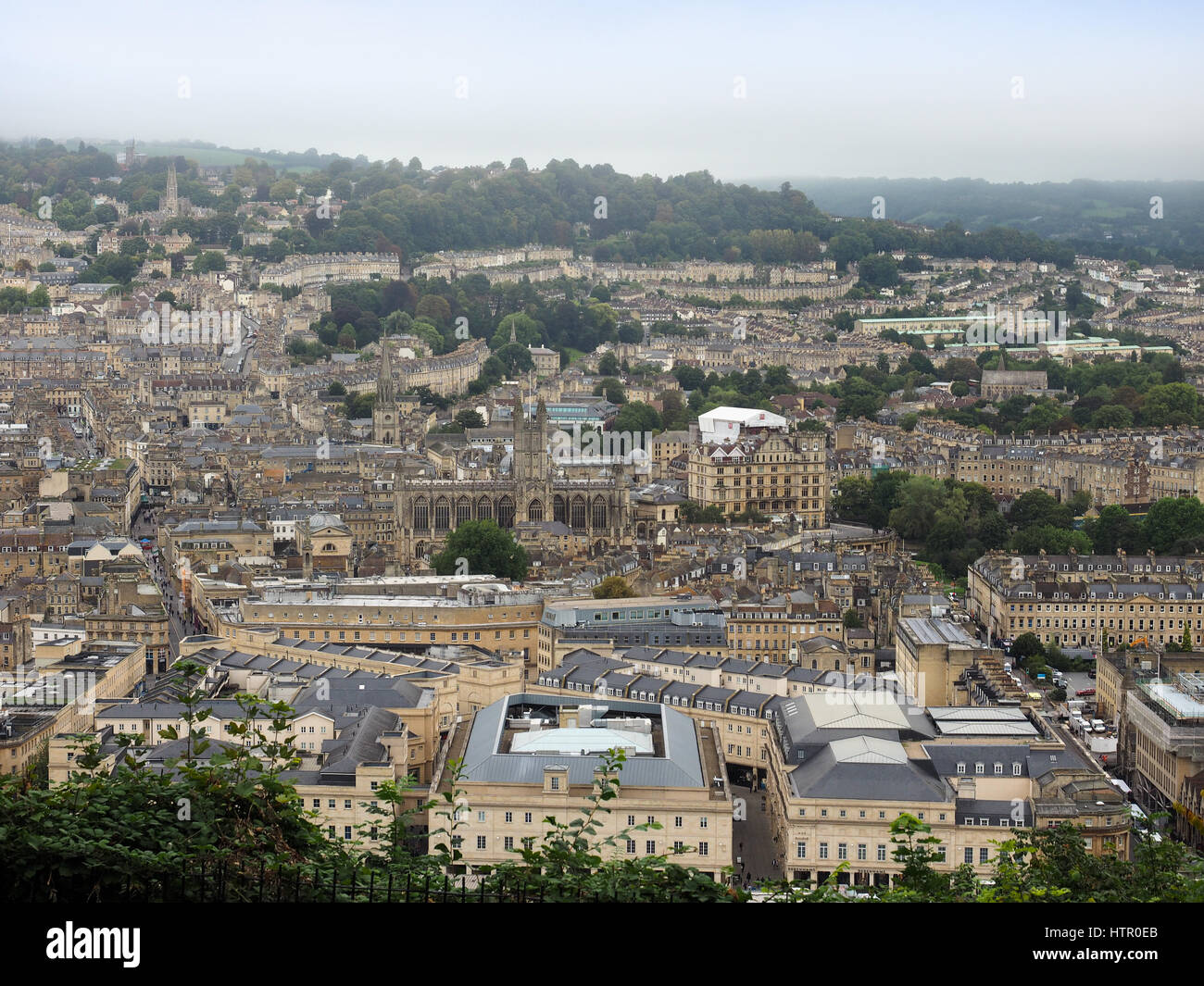 Aerial view of the city of Bath, UK Stock Photo - Alamy