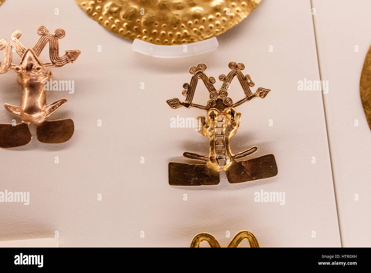Frog gold Pre-Columbian Gold Museum, San José, Costa Rica Stock Photo ...