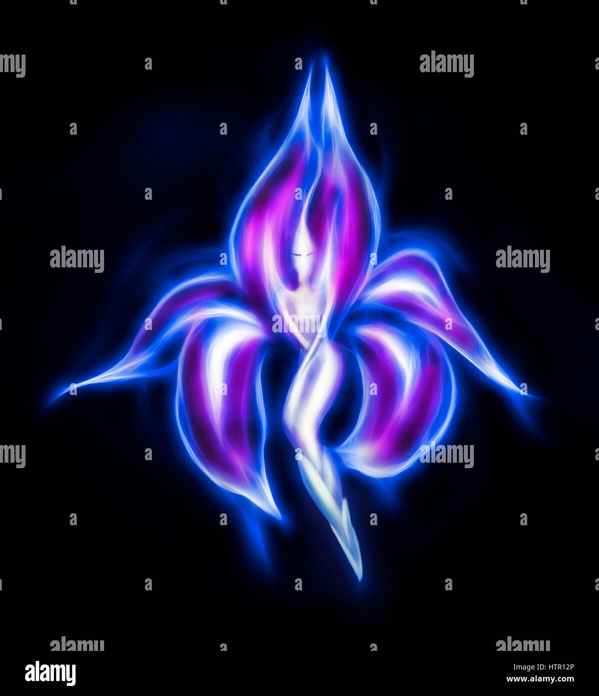 Dancing flowers illustrations hi-res stock photography and images - Alamy