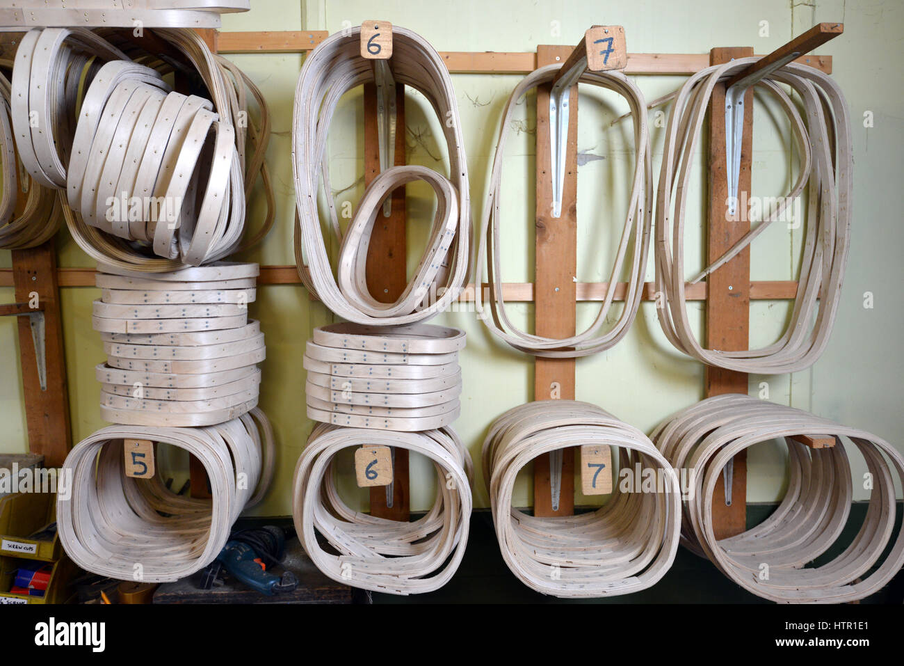 In the workshop of one of the last traditional Sussex trug makers ...
