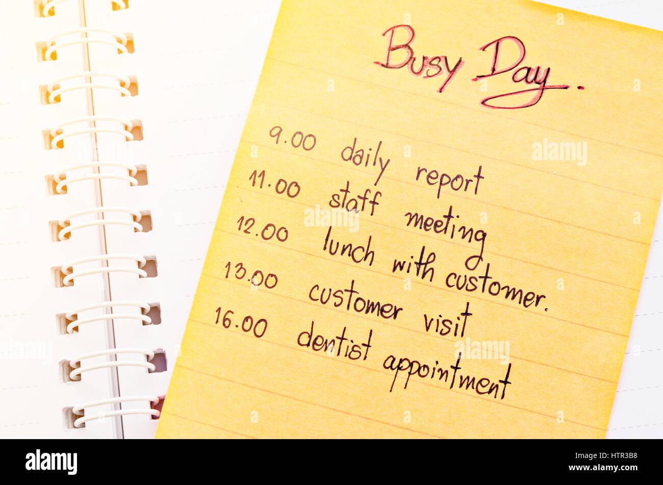 Businessman showing calendar hi-res stock photography and images - Alamy