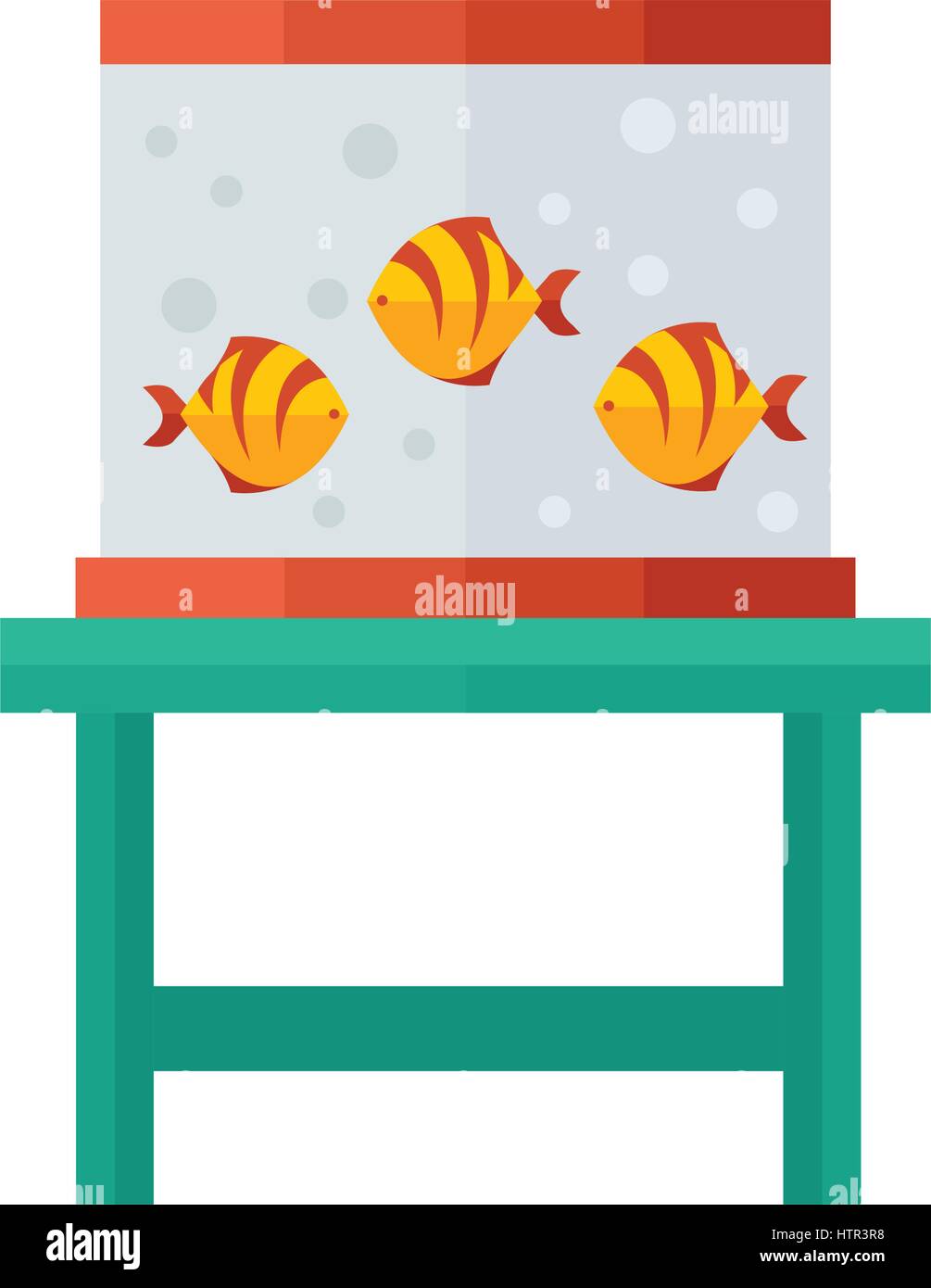 Pets fish tank Stock Vector Images - Alamy