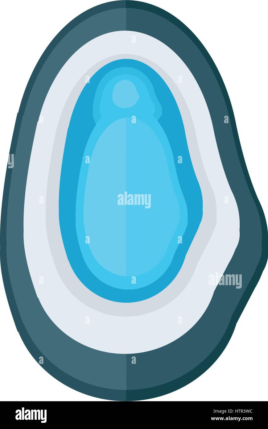 blue Shellfish, vector cartoon Stock Vector Image & Art - Alamy