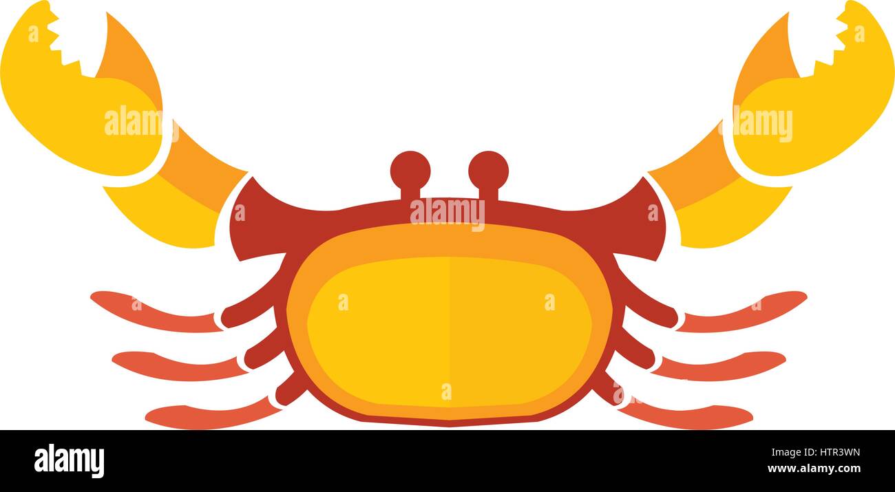 Crab yellow Stock Vector Images - Alamy