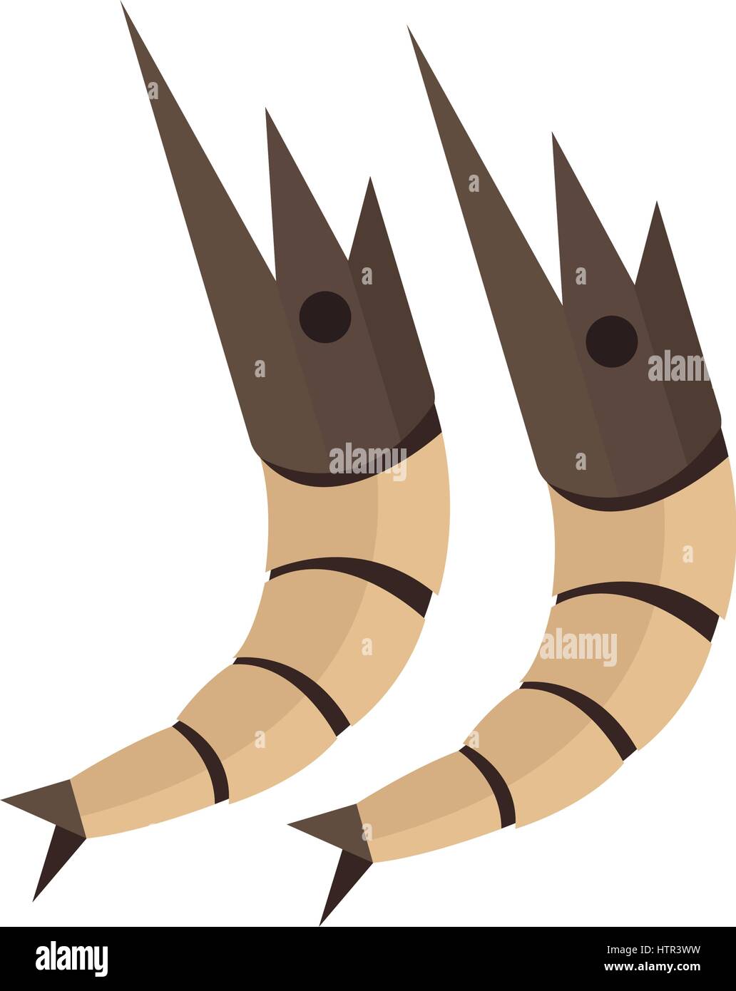 Vector illustration cartoon chef shrimp hi-res stock photography and ...