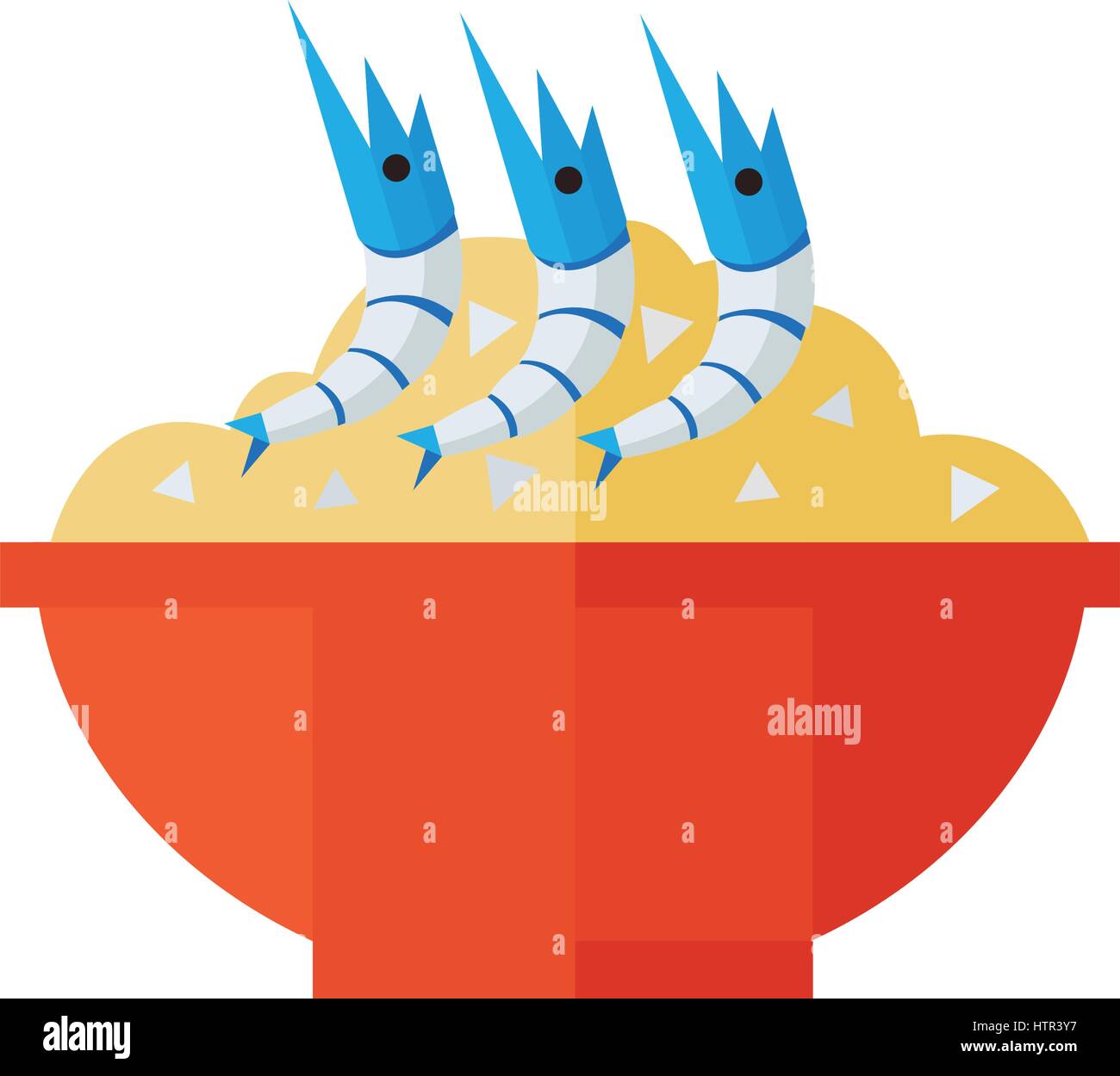 Special fried rice dish Stock Vector Images - Alamy