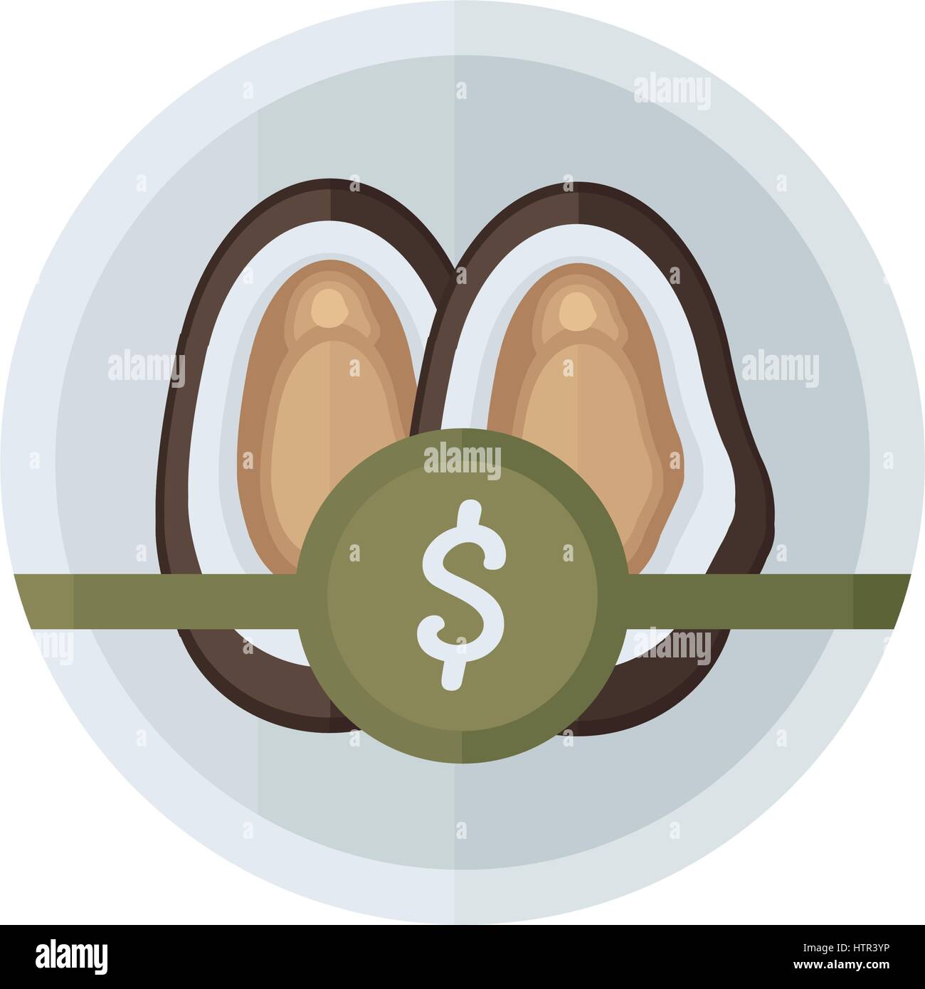 brown shellfish on dish Stock Vector Image & Art - Alamy