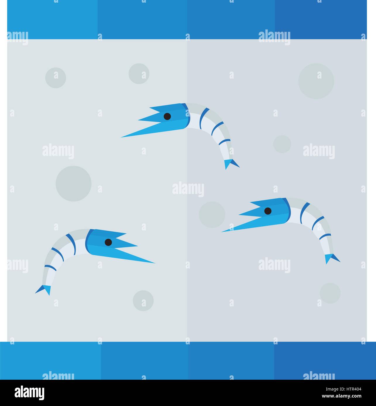 Striped cleaner shrimp Stock Vector Images - Alamy