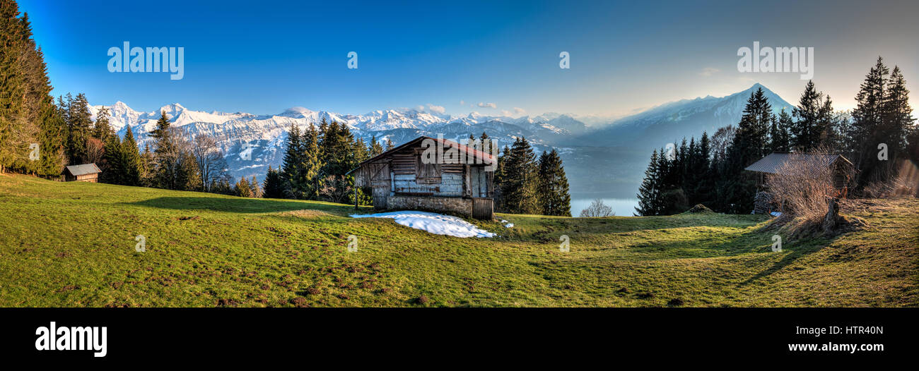 Interlaken snow switzerland hi-res stock photography and images - Alamy