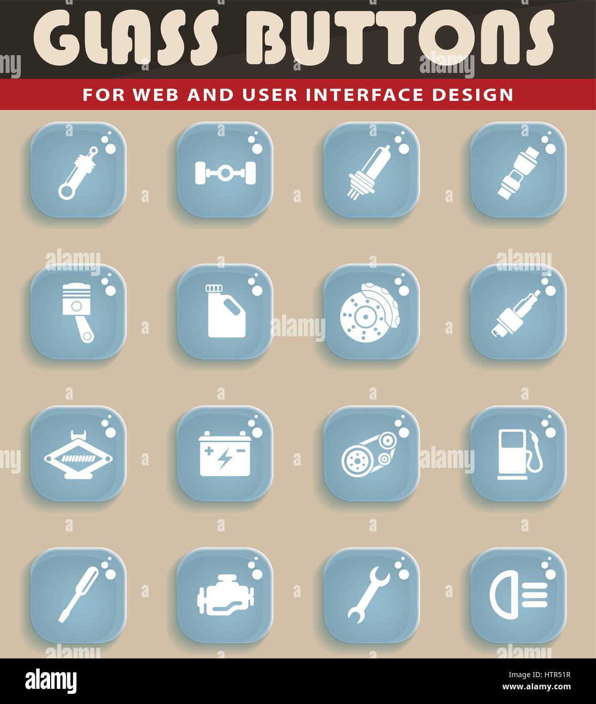 Auto Service simply symbol for web icons and user interface Stock ...