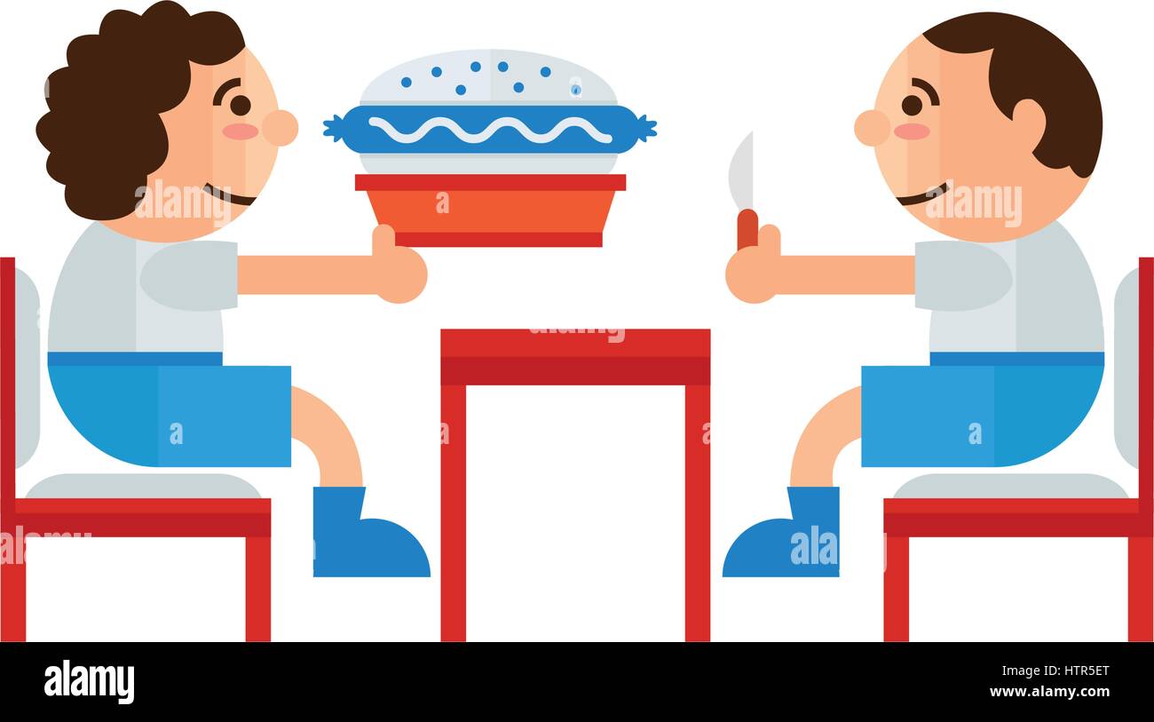 Cartoon woman eating burger hi-res stock photography and images - Alamy