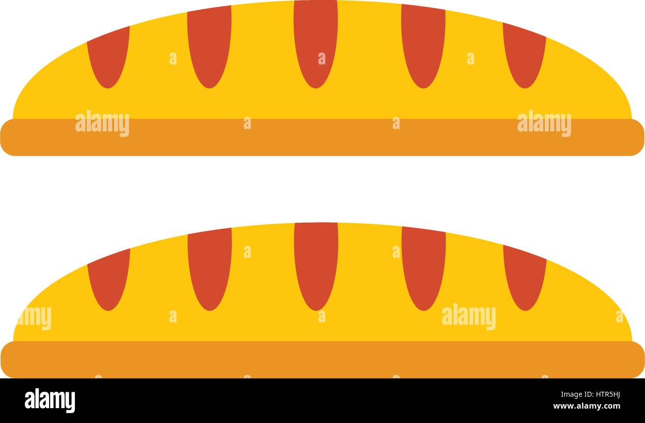 French bread yellow color Stock Vector Image & Art - Alamy