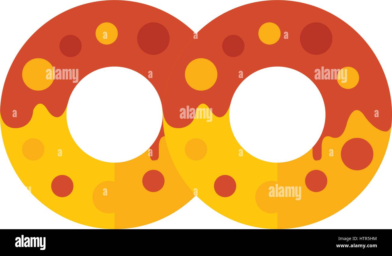 Donut vector yellow color Stock Vector Image & Art - Alamy
