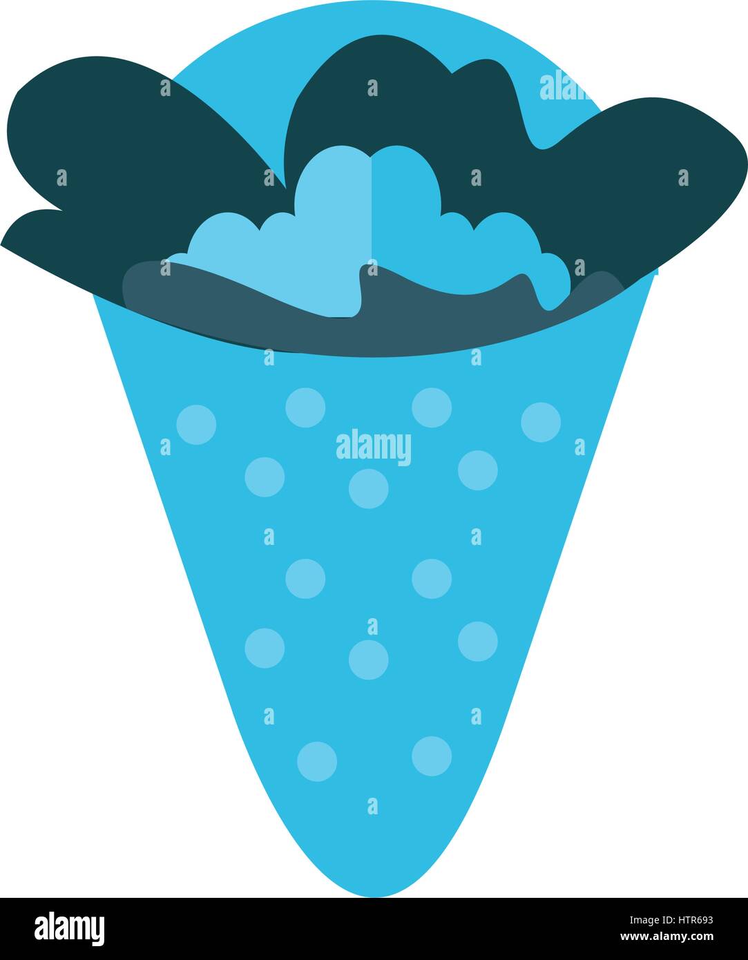 Taco vector blue color tone Stock Vector Image & Art - Alamy